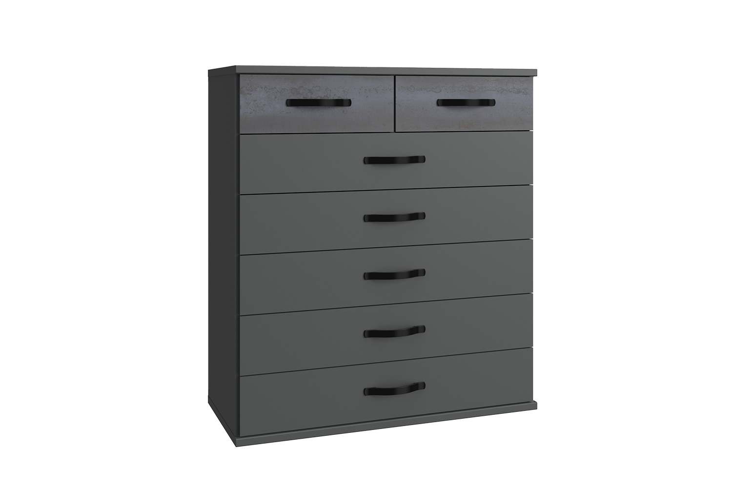 Duo 2 commode 7 lades - Vissers Meubelen